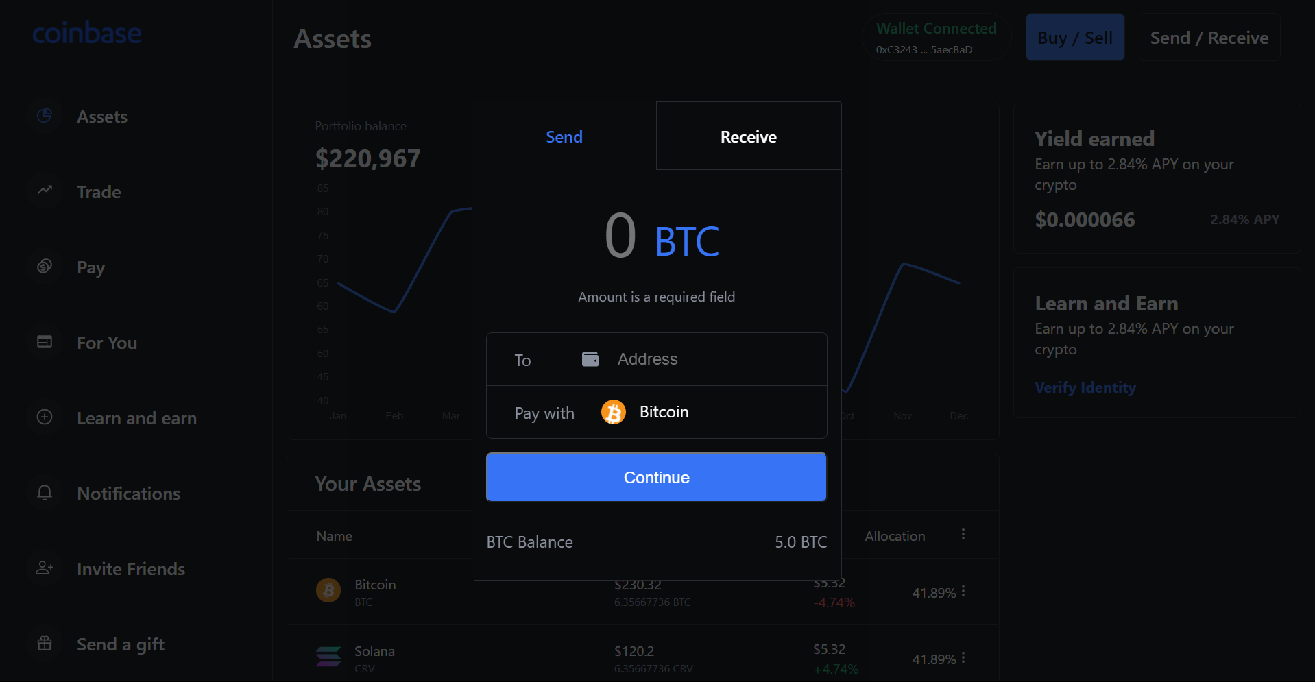 Coinbase - Web 3.0 project preview